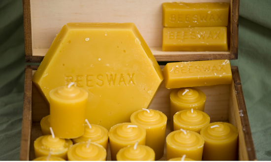 Shop Natural Pure Beeswax /kg in South Africa - Fleures Honey